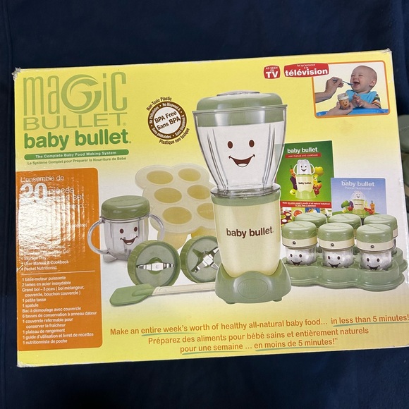 Other | Magic Bullet Baby Bullet Blender Set | Poshmark